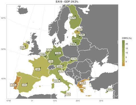 Crps Skill Scores Of The One Step Ahead Gdp Non Parametric Joint Download Scientific Diagram