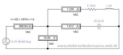 Simulasi Mengukur Arus Dan Tegangan Dengan Software Electronics Workbench Elektronika Bersama