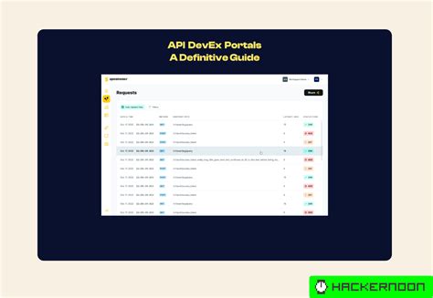 Api Devex Portals A Definitive Guide Hackernoon