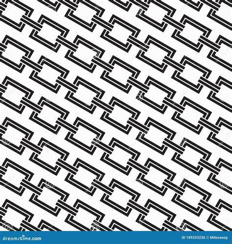 Vector Pattern Repeating Abstract Chain Geometric Vector Pattern Abstract Bike Chain