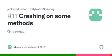 Crashing On Some Methods · Issue 11 · Jacksondunstan