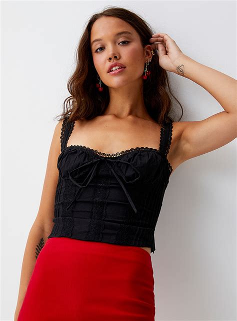 Bustier And Corset Tops For Women Simons Canada