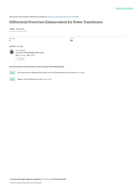 Diff Prot Enhancement For Transformer Pdf