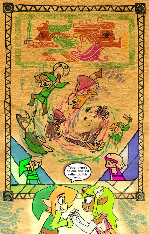 Leave It In The Sun A Wind Waker Fan Comic This Comic Was Made In 2021 For Zelink Fanzine I