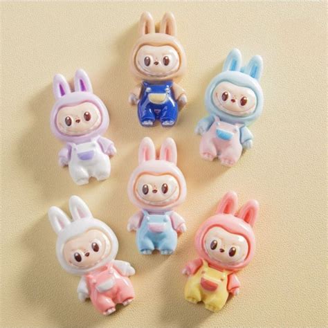 ของตกแต่ง ลาบูบู้ เครื่องประดับ กิ๊บติดผม ยางเรซิ่น รูปตุ๊กตา ลาบู้ บู้ น่ารัก แฮนด์เมด Diy