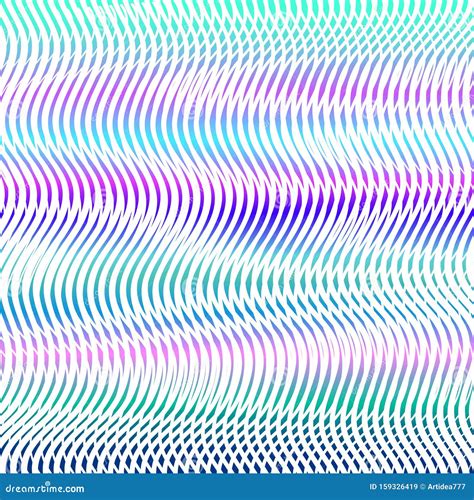 Fluidly Colored Soft Gradient Texture With Linear Moire Effect Stock Vector Illustration Of