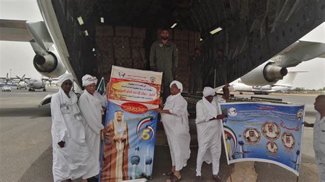 كونا وصول طائرة المساعدات الكويتية الثالثة إلى السودان ضمن الجسر