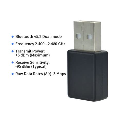 Programmable Low Cost Spp BLE Dual Mode I C USB PC Laptop Bluetooth Adapter With DBm Maximum