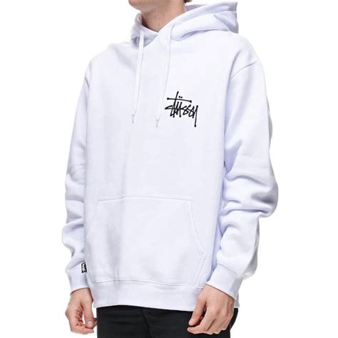Stussy Graffiti Hoodie White Xl Hoodies Stussy Clothing White