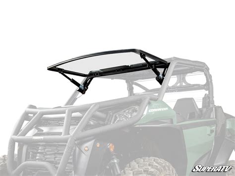 Can Am Commander Maxdrive Power Flip Glass Windshield