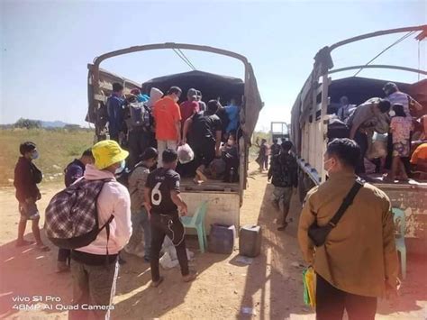 ထိုင်းနိုင်ငံမှ နေရပ်ပြန် မြန်မာအလုပ်သမား ၁၄၅ ဦးကို တာဝန်ရှိသူများက နေရပ်သို့ ပြန်လည်ပို့ဆောင