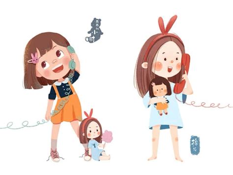 儿童插画 堆糖，美图壁纸兴趣社区