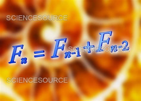 fibonacci sequence equation stock image science source images
