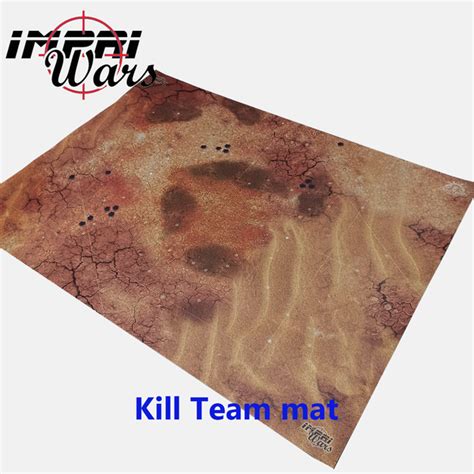 Kill Team Mat With Deployment Lines And Objectives Impriwars