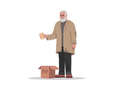 Beggar Begging Social Issue Poverty Computer Icon 스톡 사진 및 일러스트 Istock