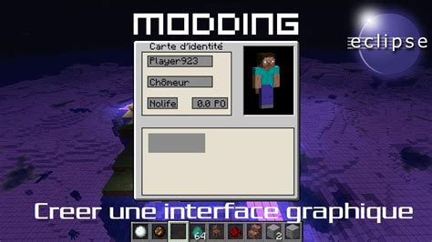 Tutoriel Modding Minecraft~créer Une Interface Graphique Gui ~ 1 4 X Solo Youtube