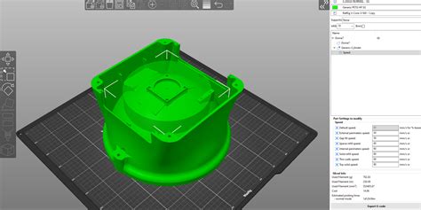 Modifier Cylinder Sparse Infill Speed Setting Not Working · Issue
