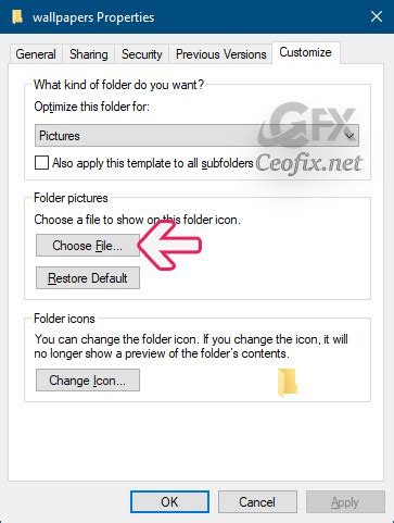 How To Change A Folder Picture In Windows