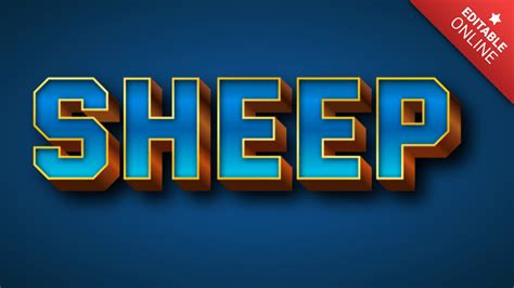 Sheep Text Effect Generator TextStudio