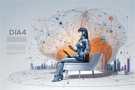 Premium Ai Image Data Visualization Complex Information Network