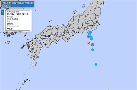 日本東京外海1小時內3起地牛翻身！規模皆5以上 發佈海嘯預警