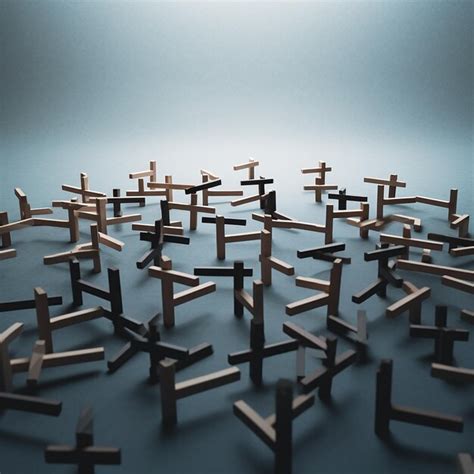 premium photo chaos and order disordered array of arrows