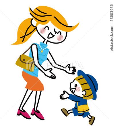 Kindergarten Pick Up Stock Illustration 38603986 Pixta