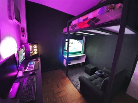 Quarto Gamer Ideias De Apartamento Ideias Para Quartos Pequenos