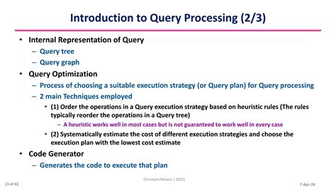 Dbmsarchitecturequeryprocessingandoptimizationpdf