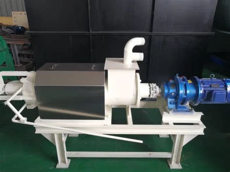 Squeeze Dryer Biogas Slurry Paper Pulp Cassava Screws Sludge Dewatering