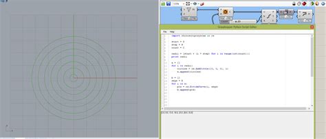 Create Circles Divide And Connect Points From Gh To Py Scripting Mcneel Forum