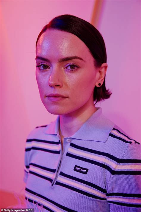 Daisy Ridley Cuts A Chic Figure In A Striped Miu Miu Co Ord Set As She