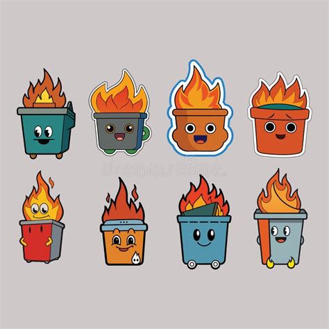 Dumpster Fire Stock Illustrations 73 Dumpster Fire Stock