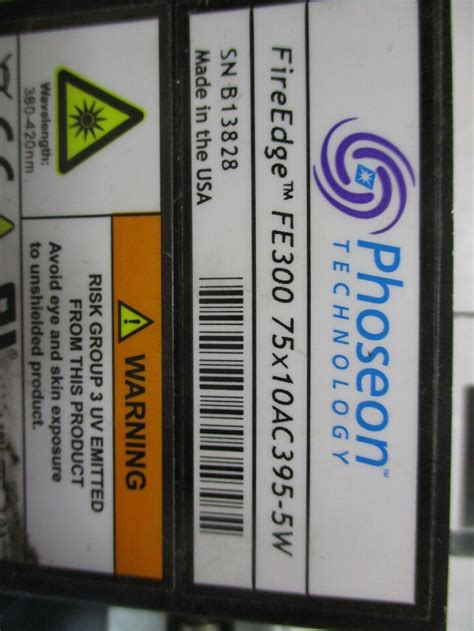 Phoseon Technology Fireedge Fe300 75x10ac395 5w Uv Led Pinning Light Ebay