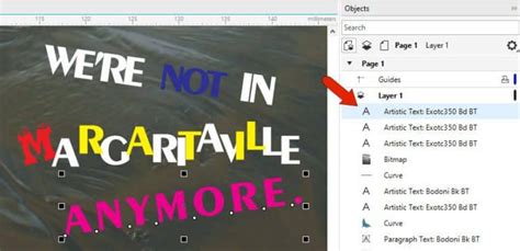 Reshaping And Manipulating Text With The Shape Tool Corel Discovery Center