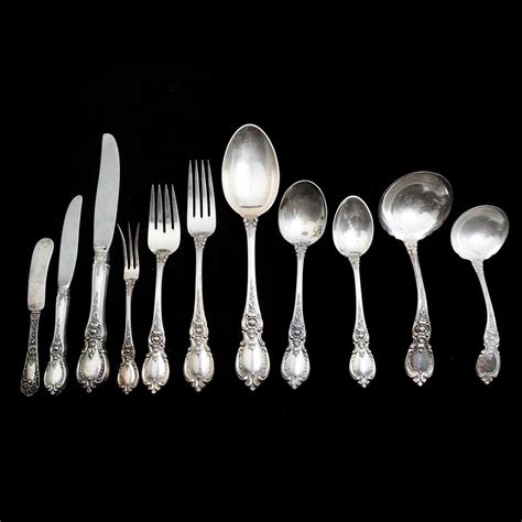 Towle Charlemagne Pattern Sterling Silver Flatware Auction