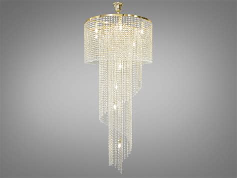 Люстра підвісна Люстра в стилі Арт деко Fh011 800x2000g купити за ціною 19 028 ₴ в «ЛюстриОК