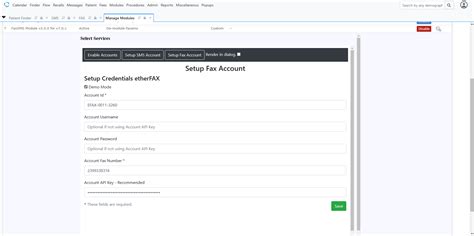 Openemr Fax Andor Sms Module Guide Openemr Development Openemr