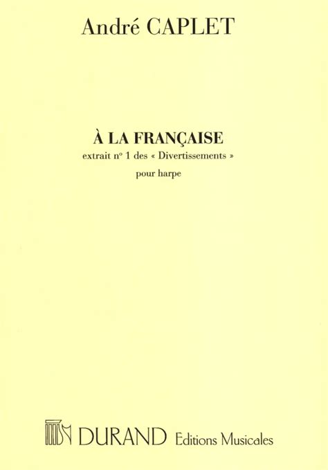 Divertissement à La Francaise N° 1 Von André Caplet Im Stretta