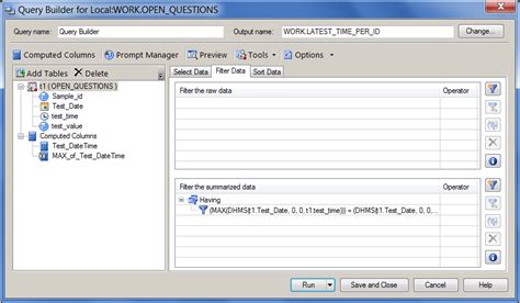 Having Clause Fun With Sas Enterprise Guide The Sas Dummy