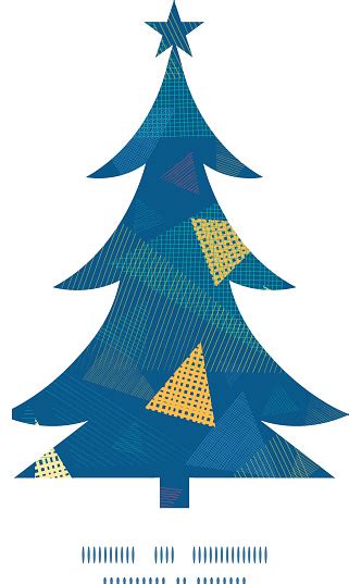 벡터 추상적임 패브릭 트라이엥글 작성 크리스마스 트리 실루엣 패턴 프페임 카드 0명에 대한 스톡 벡터 아트 및 기타 이미지