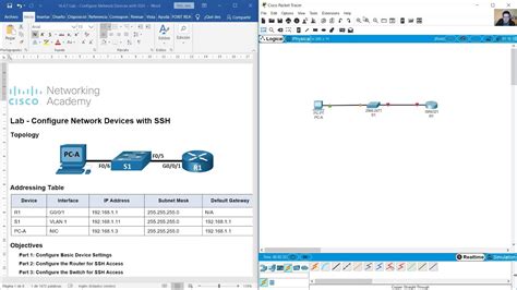 16 4 7 Lab Configure Network Devices With SSH YouTube