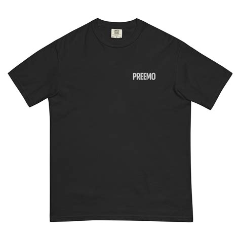 Preemo Embroidered Heavyweight T Shirt Preemo Fb