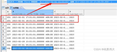 Datetime类型查询遇到的问题dm8：达梦数据库达梦数据库timestamp Csdn博客