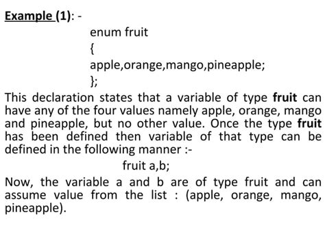 User Defined Data Type Ppt Programming Languages Computing