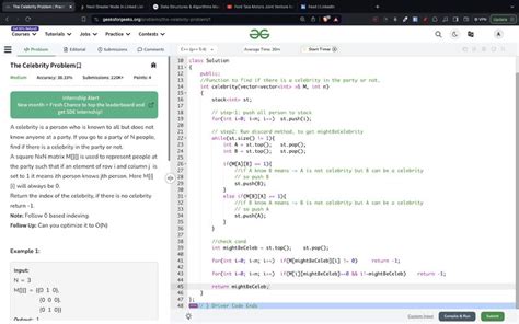 Day 14 Of 100xdsa A Celebrity Problem Asif Hashmi Posted On The Topic Linkedin