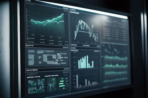 Premium Photo A Computer Screen With A Display Of Data And Graphs