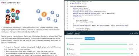 🚀 Day 18 Of Solidity Coding Challenge Dao Smart Contract Check Out The Code Here Lnkd