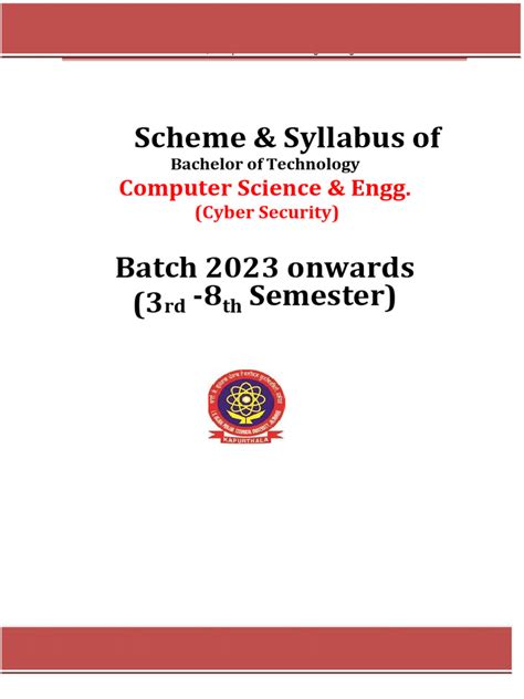 Revisedbtechcomputer Science Engg Cyber Security Upto 8th Sem