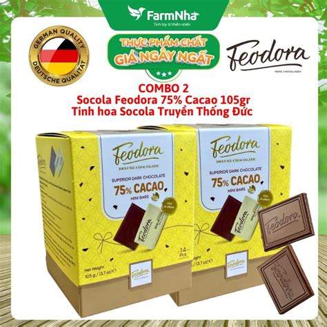 Socola Feodora 105g Trải Nghiệm Vị Socola Truyền Thống Hơn 100 Năm Từ
